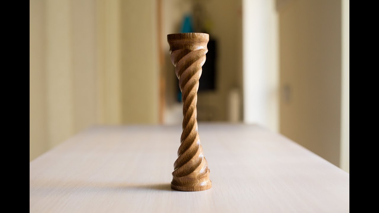 Интересная балясина с помощью Fluting Toolpath /Interesting twisted ...