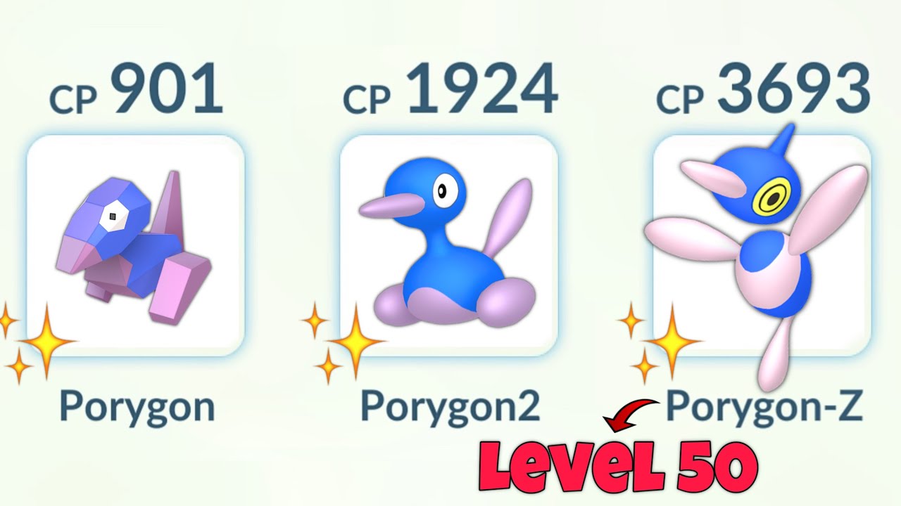 LeveL 50 *SHUNDO* PORYGON-Z family in Pokemon GO. - YouTube