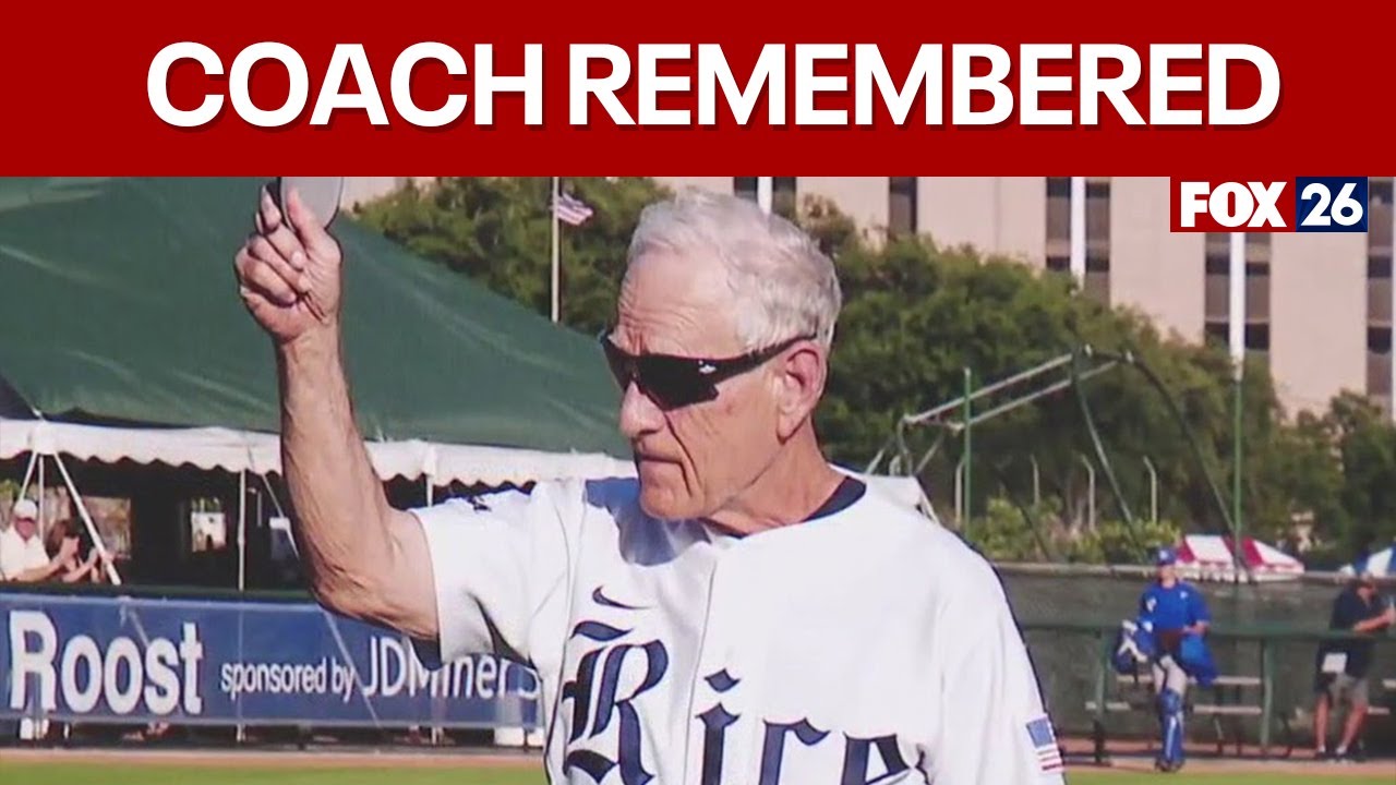 Rice University honors late baseball coach Wayne Graham - YouTube