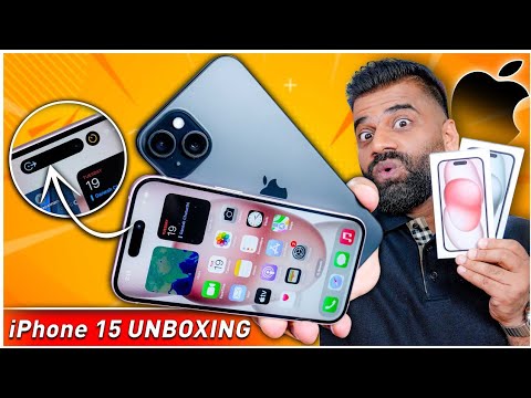 Apple iPhone 15 & 15 Plus Unboxing and First Look - Dynamic Island ...