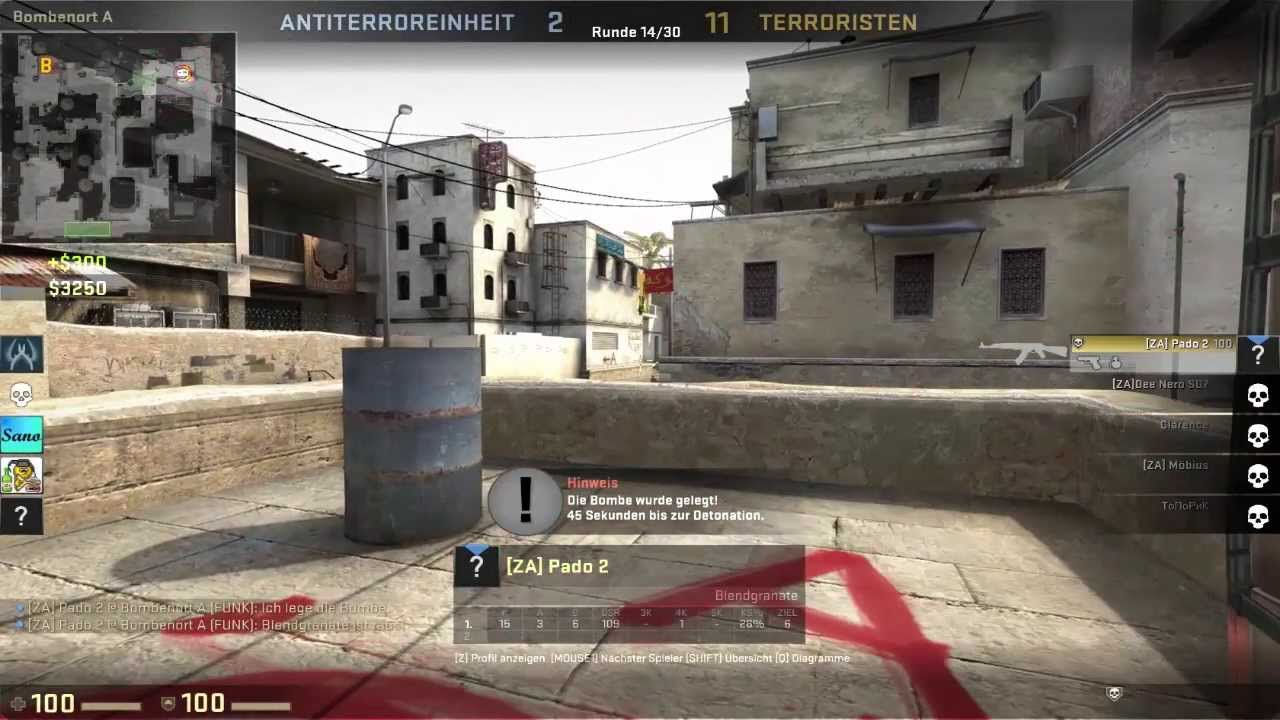 [GER] Counter Strike Global Offensive 002 / Gameplay / ZockeramA - YouTube