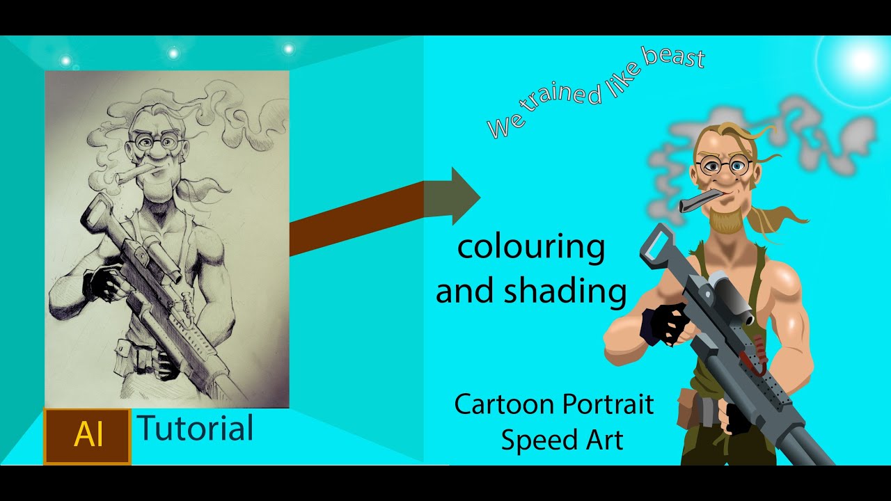 Timelapse Digital Illustration Using Adobe Illustrator2018 Youtube