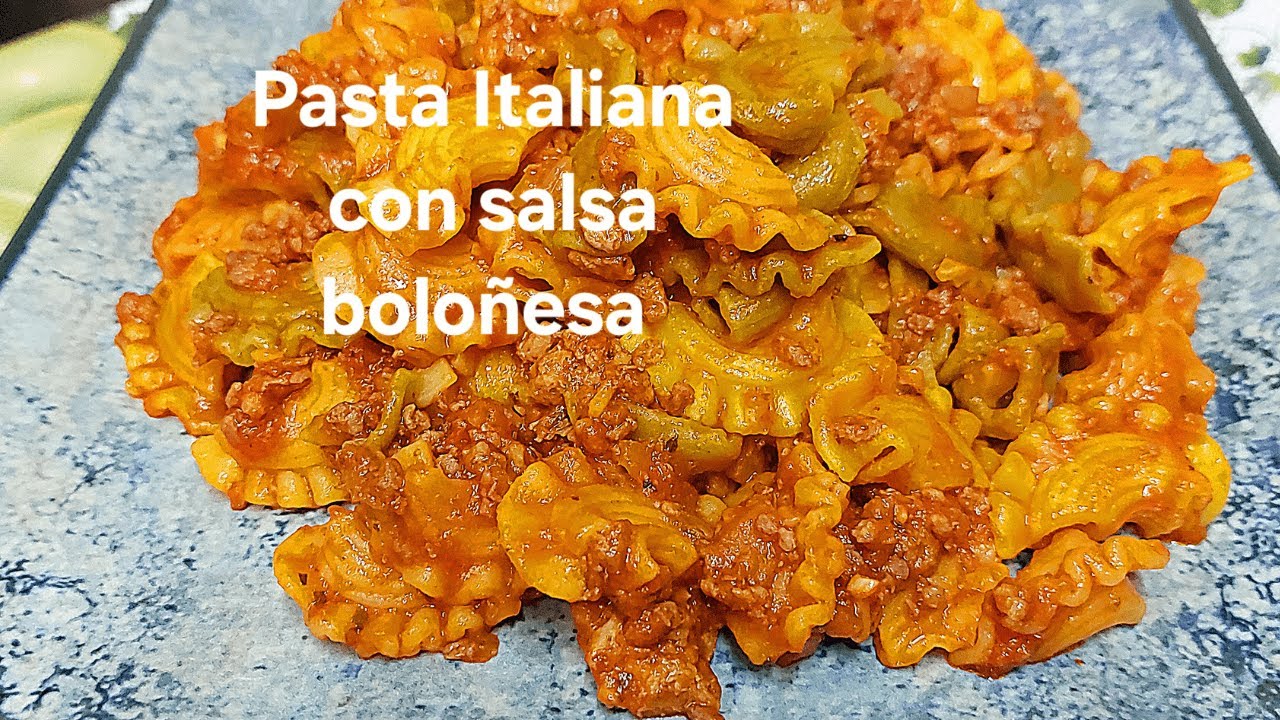 CÓMO HACER SALSA BOLOÑESA FÁCIL Y RICA, Para PASTA ITALIANA / Receta ...