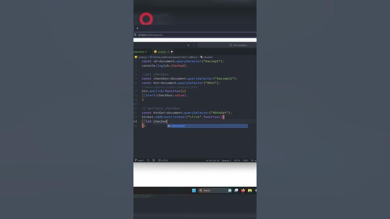Javascript Dom Checkbox Youtube