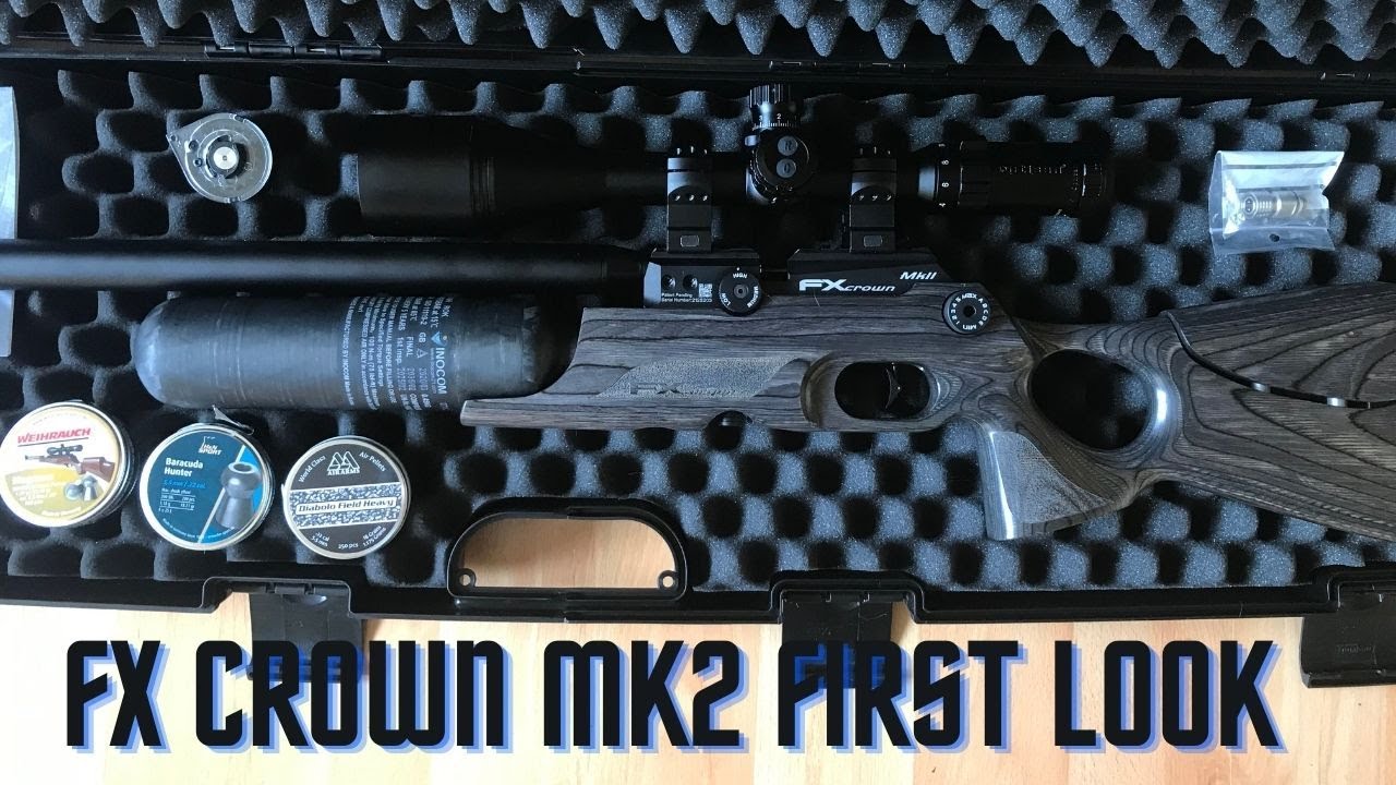 FX Crown MK2 compact .22 first close up look - YouTube