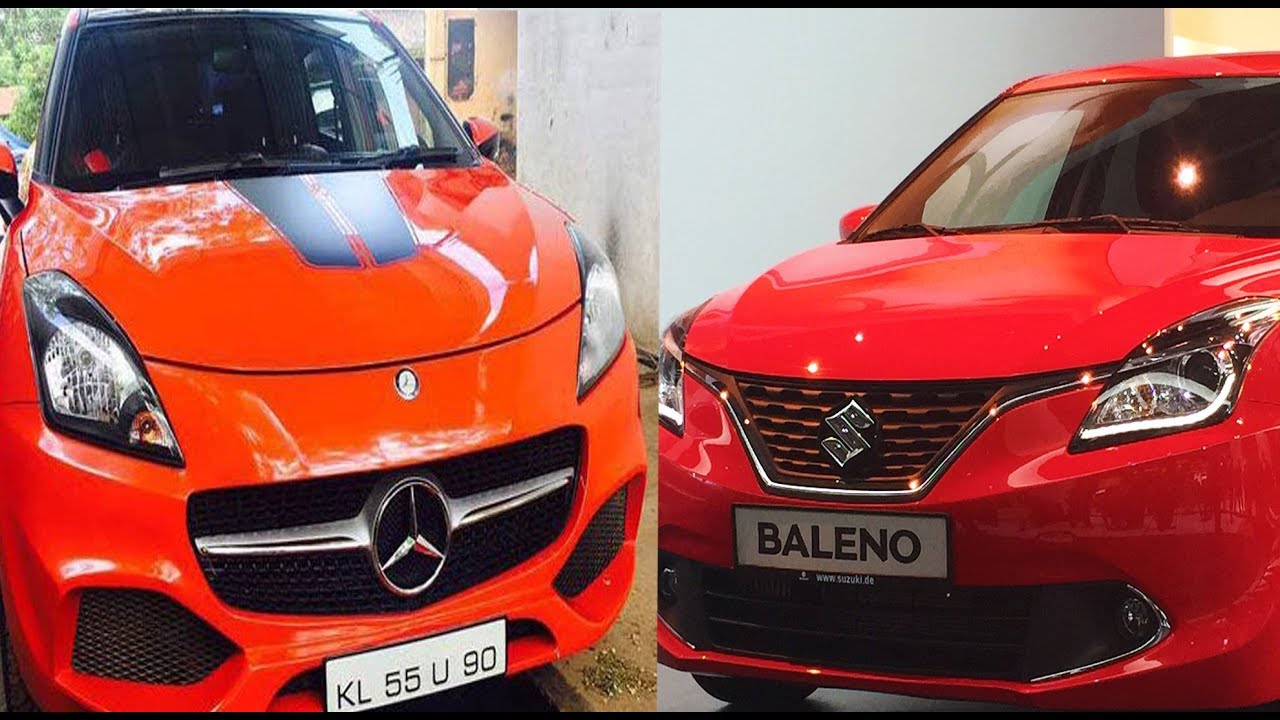 Modify Maruti Baleno as Mercedes-Benz A Class for 50000 - YouTube