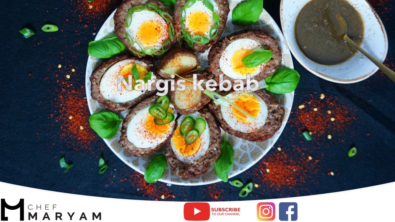 Nargis kebab recipe Afghan | Nargisi Kofta | Egg recipe - YouTube
