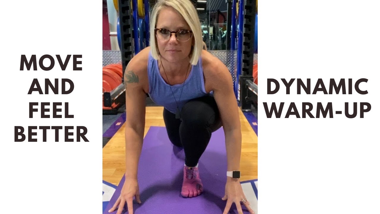 Move and Feel Better Dynamic Warm up Lower body - YouTube