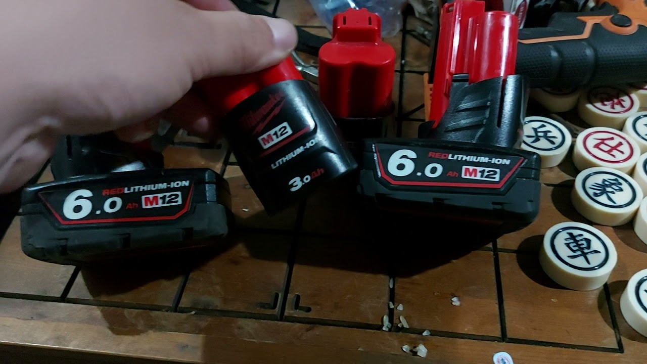 Pin 3Ah 6Ah Milwaukee 12V Lô cuối ☎️0888840578 - YouTube
