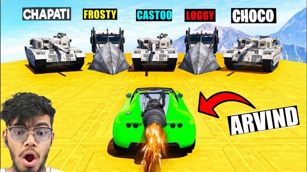 GTA 5 Face To Face Race With Chapati Gamer, Frostbite Gaming, The ...