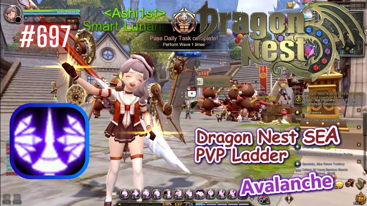 #697 Avalanche PVP Ladder ~ Dragon Nest SEA - YouTube