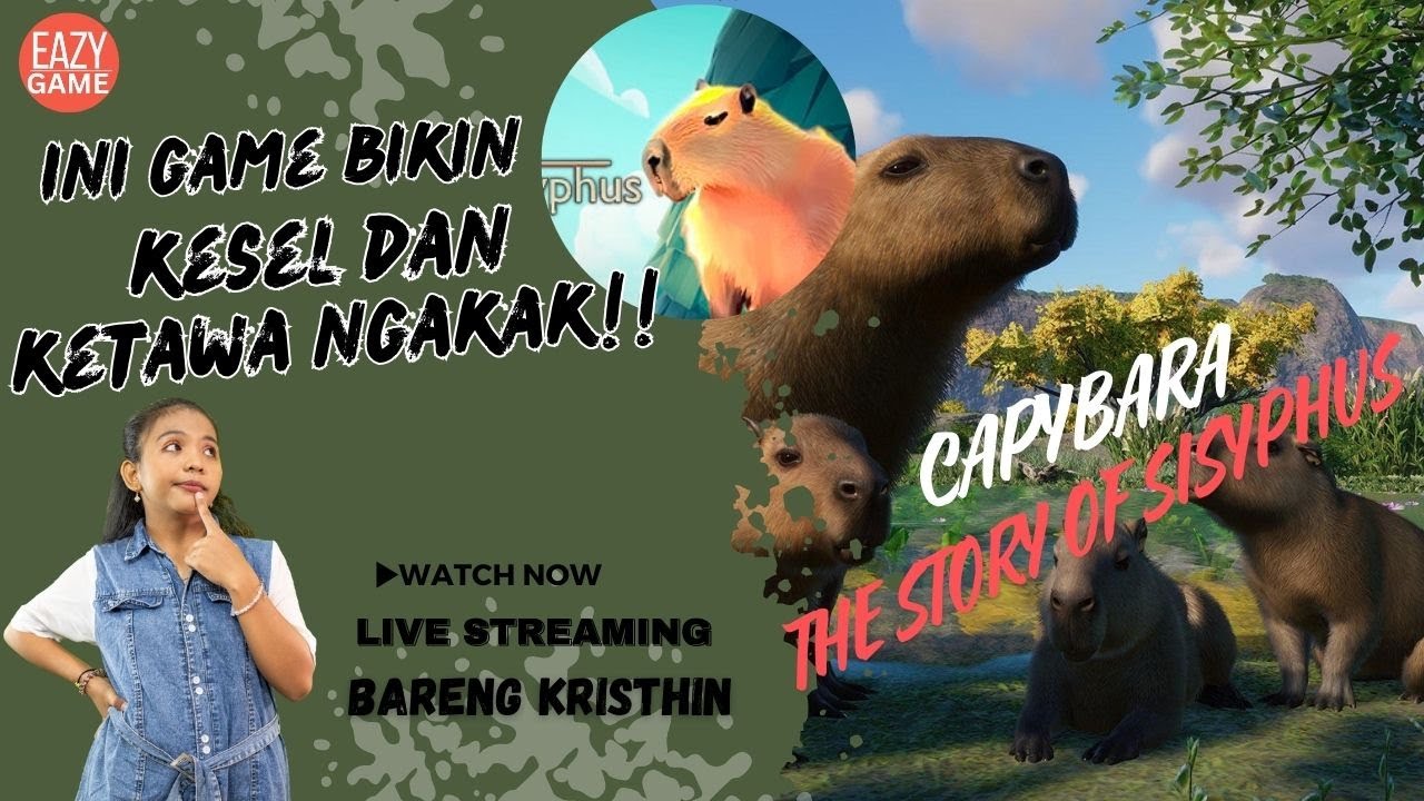 CAPYBARA INI MAGER MANDI!!! - CAPYBARA THE STORY OF SISYPHUS - YouTube