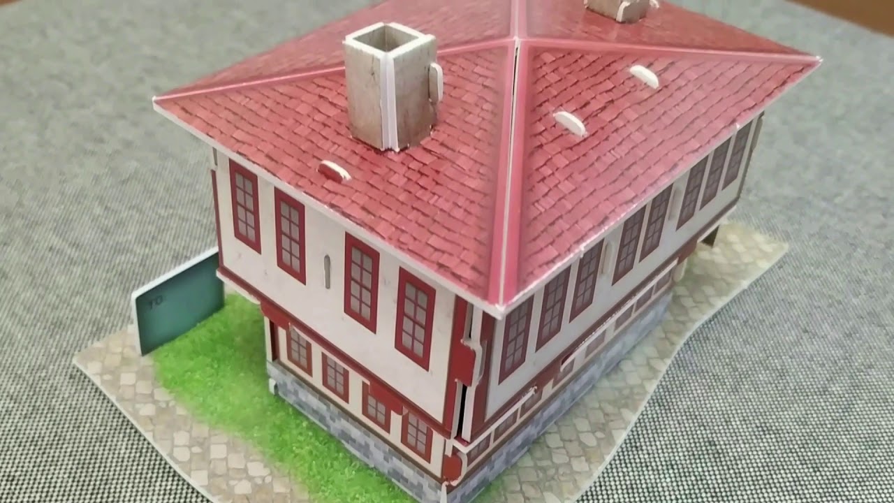 Cubicfun 3D, World Style Turkey "Folk House 1" - YouTube