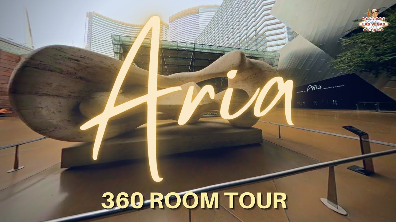 Aria Strip View Room Tour 360 | Deluxe King | Las Vegas Strip - YouTube
