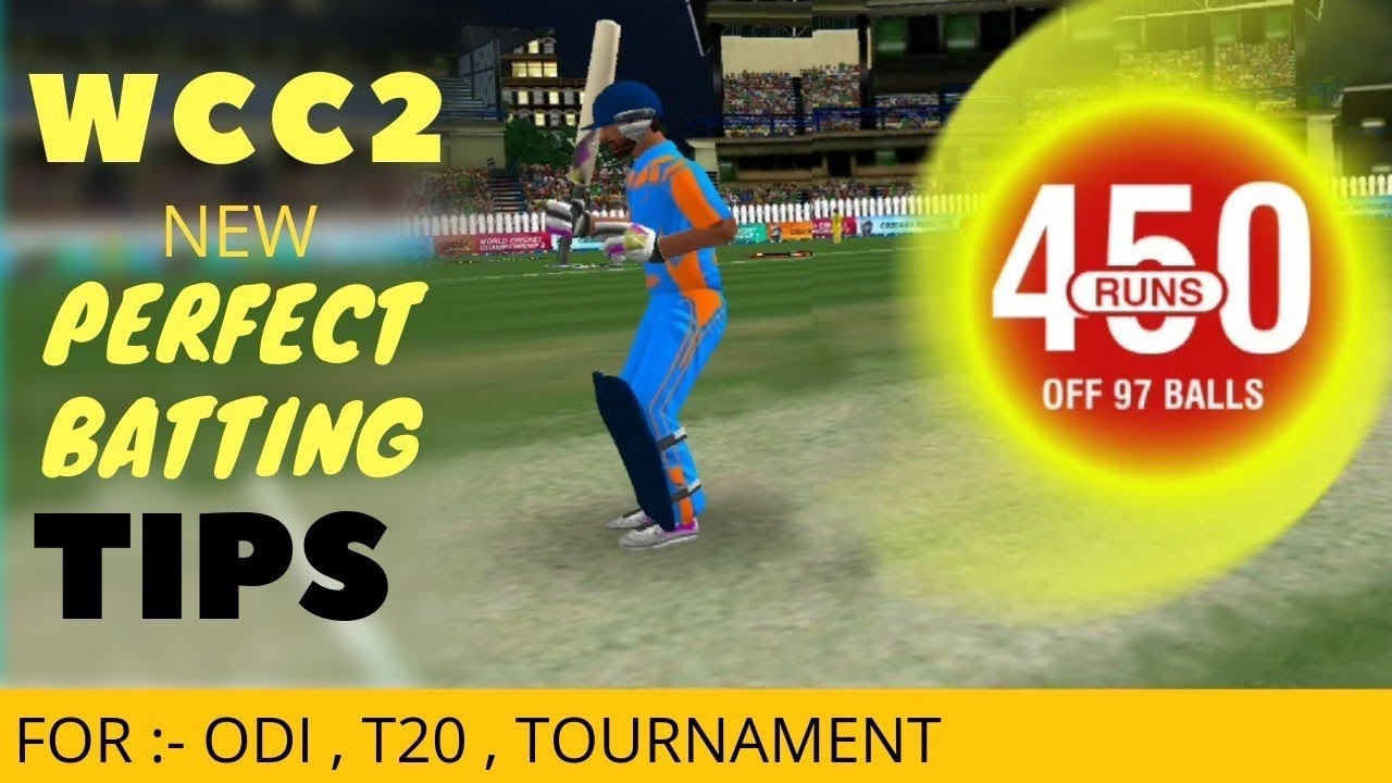 Wcc 2 Best Batting Trick ln Quick Play 😱🔥 | How to hit Every Ball six ...