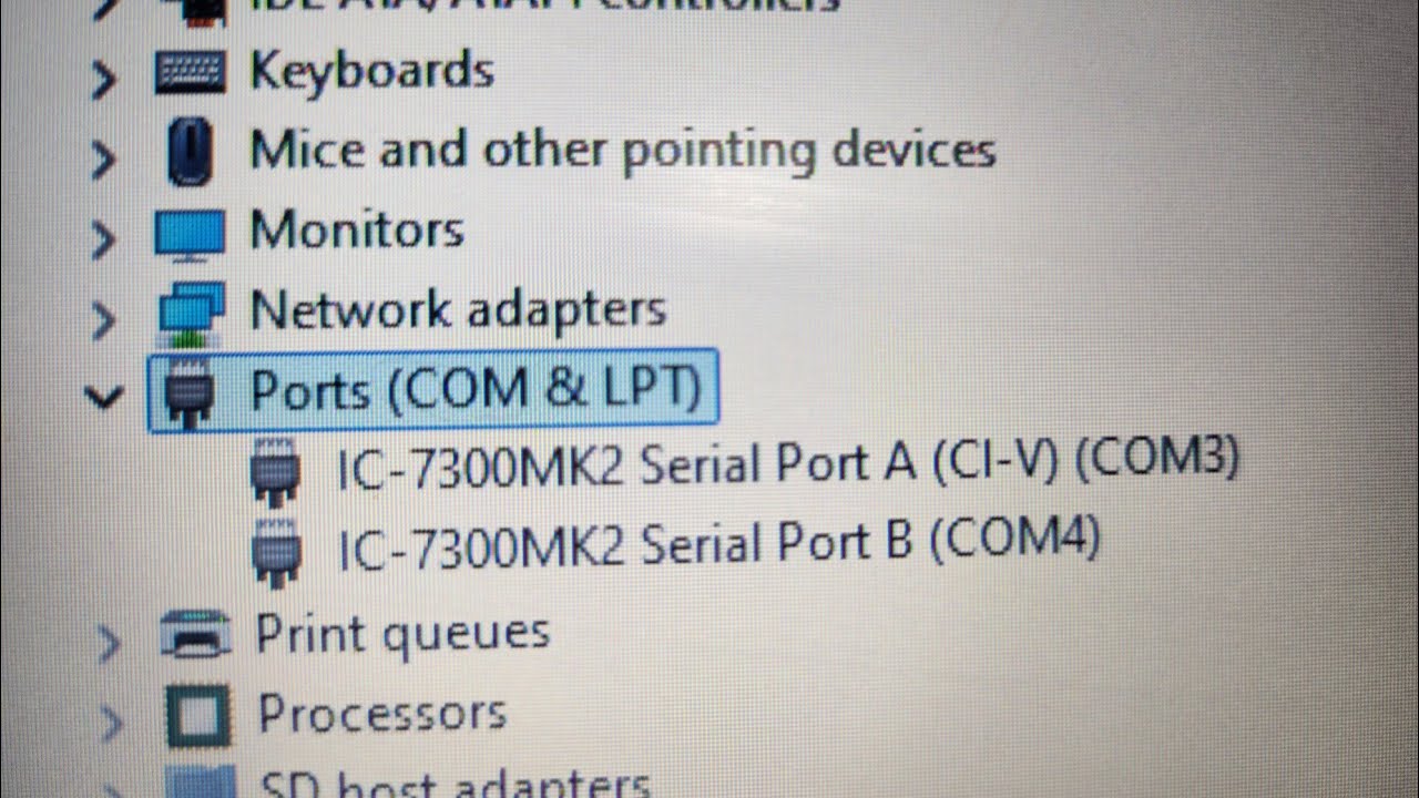 ICOM IC7300MK2 USB driver loaded on new Windows 11 PC, no issues ...
