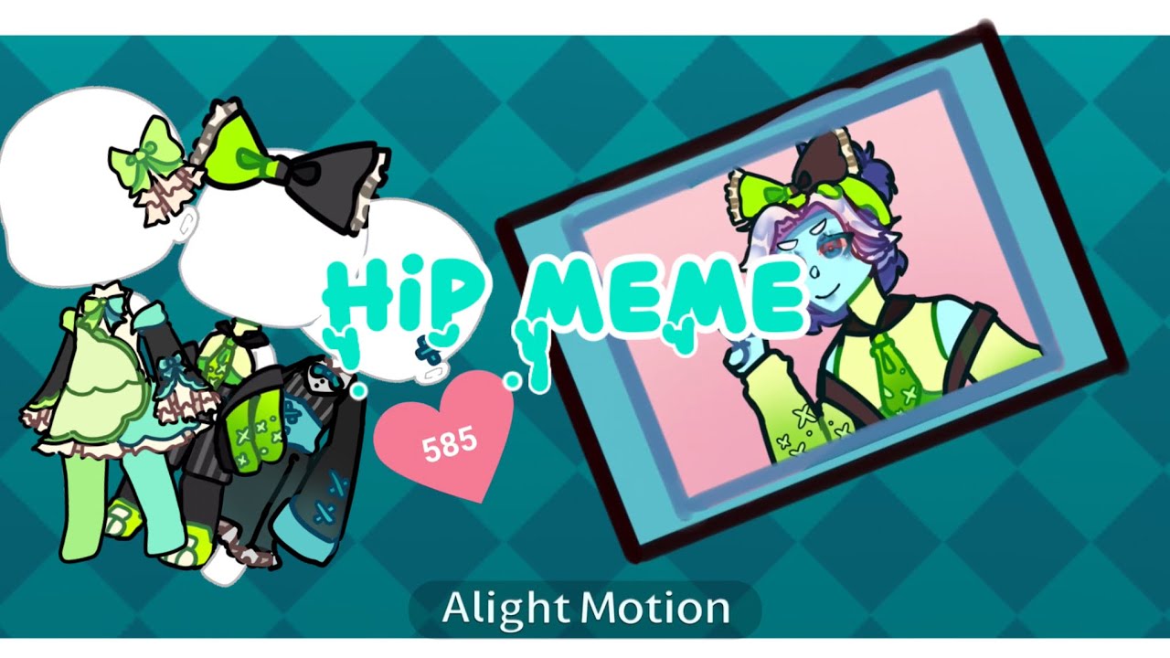 Hip meme// Ghost oc// (Gacha +art) - YouTube