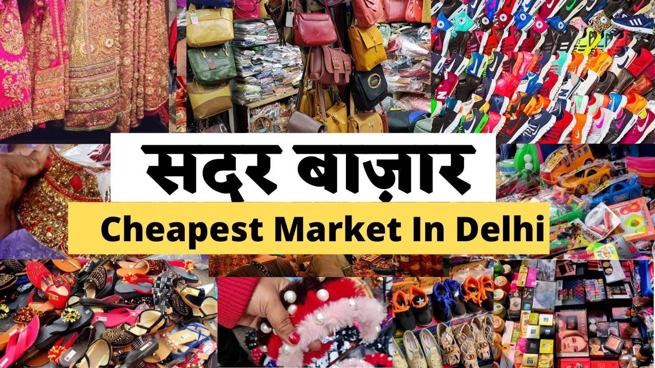 Cheapest Jewellery, Makeup, Sarees & Bags, Sadar Bazar I Sunday market ...