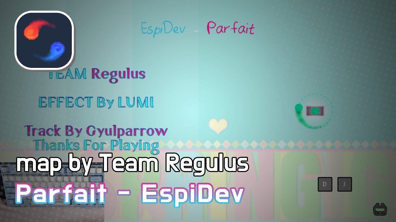 [ADOFAI custom][클리어 영상]Parfait(music by EspiDev)(map by Team Regulus) - YouTube