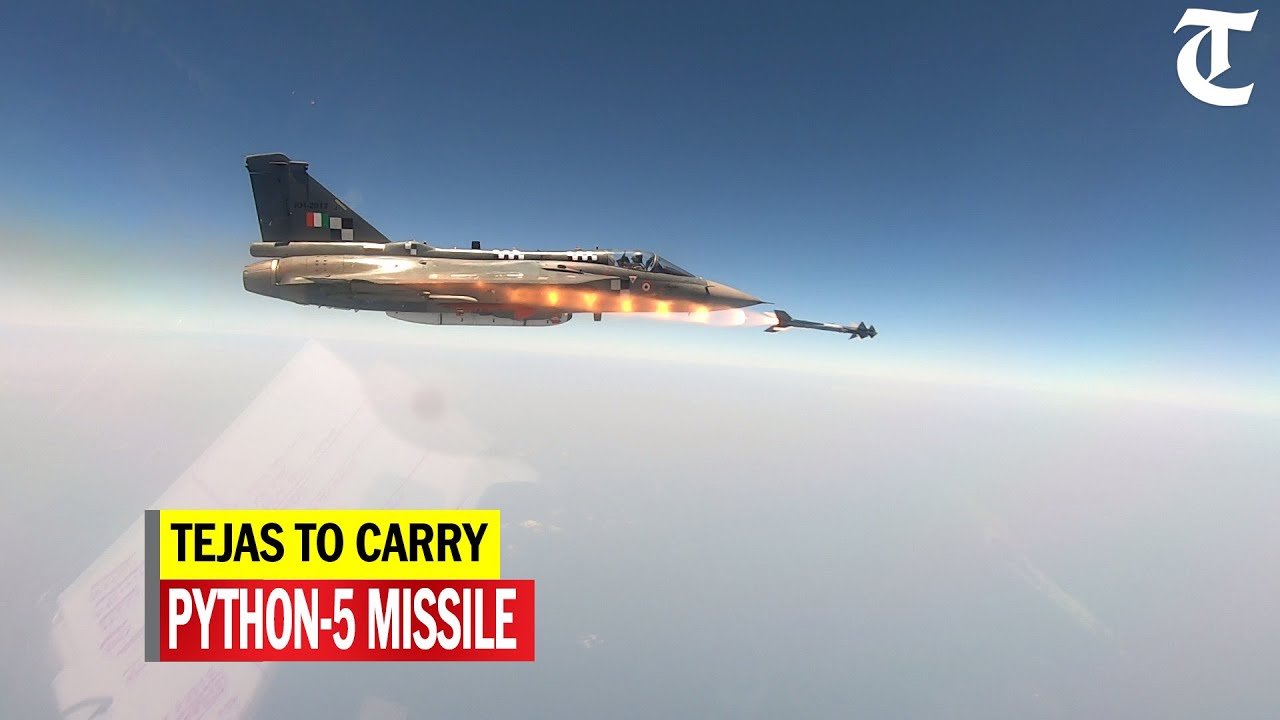 Tejas cleared to carry Python-5 missile - YouTube
