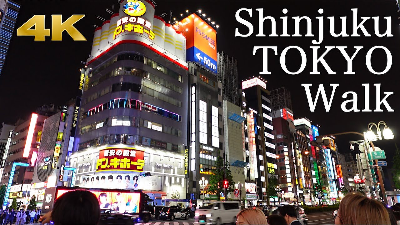 [Tokyo Walk] Shinjuku Night Walking Tour - 4K - YouTube