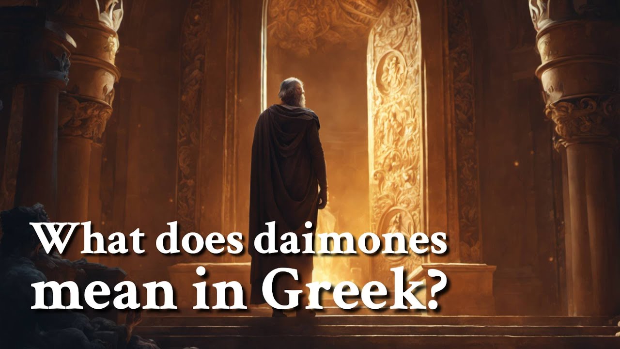 What does daimones mean in Greek? Greek Mythology Story - YouTube