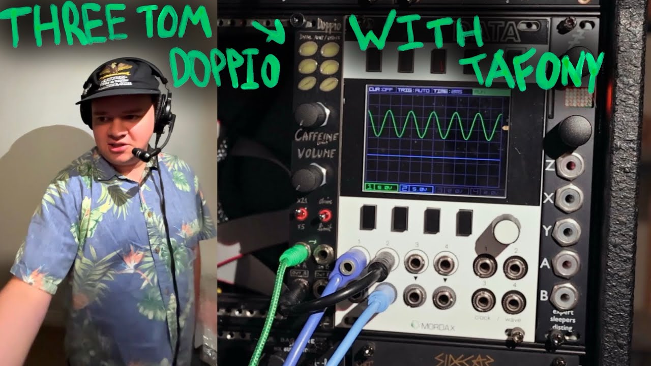Rambling About: ThreeTom Modular Doppio with tafony - YouTube