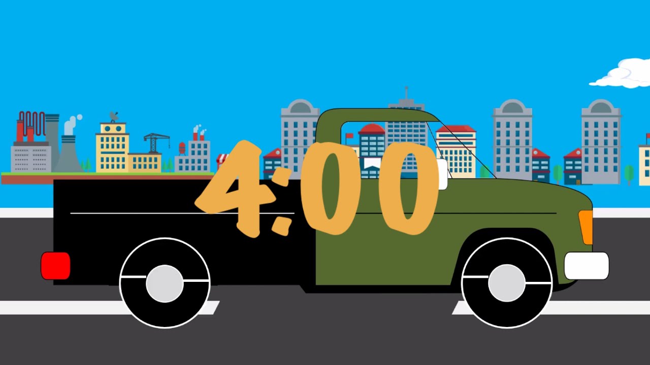 4 Minute Timer for Kids with Music | Four Minute Animation Timer for ...