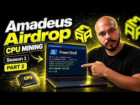 Amadeus Airdrop: Mine on Your Laptop! | Part 2
