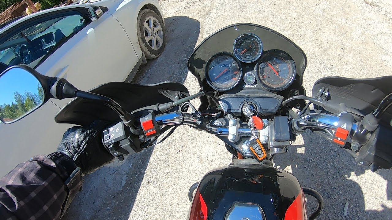 Bajaj Boxer BM150X - Последний заезд перед нулевым ТО. - YouTube