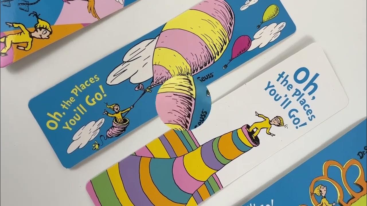GEDDES School Supplies - Oh The Places You'll Go! Bookmarks - YouTube