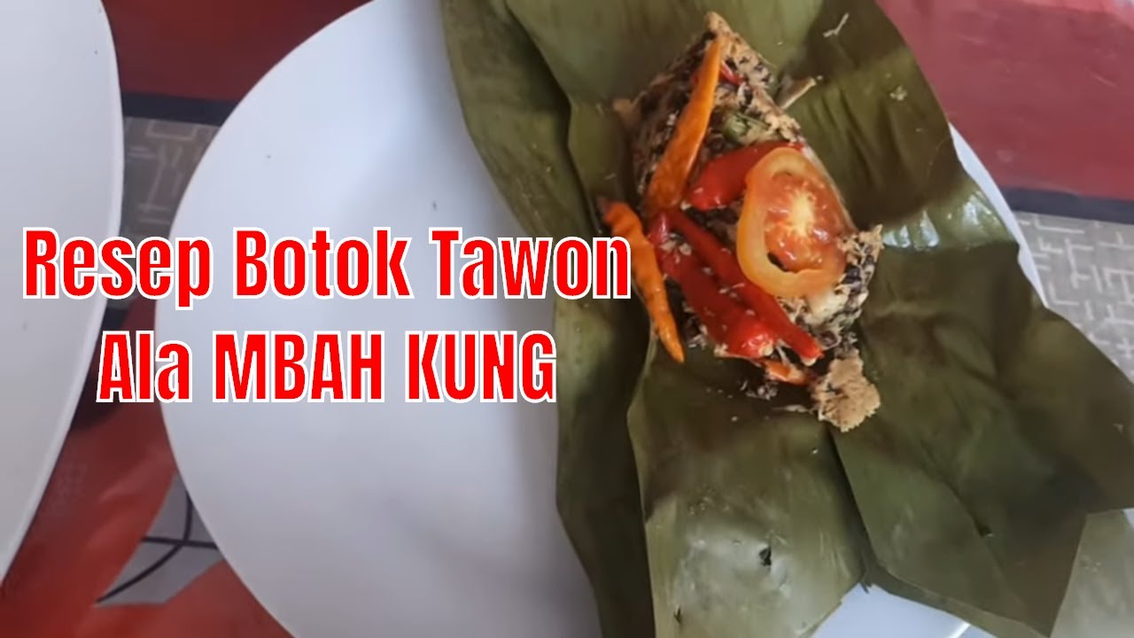 Resep Botok Tawon enak - YouTube