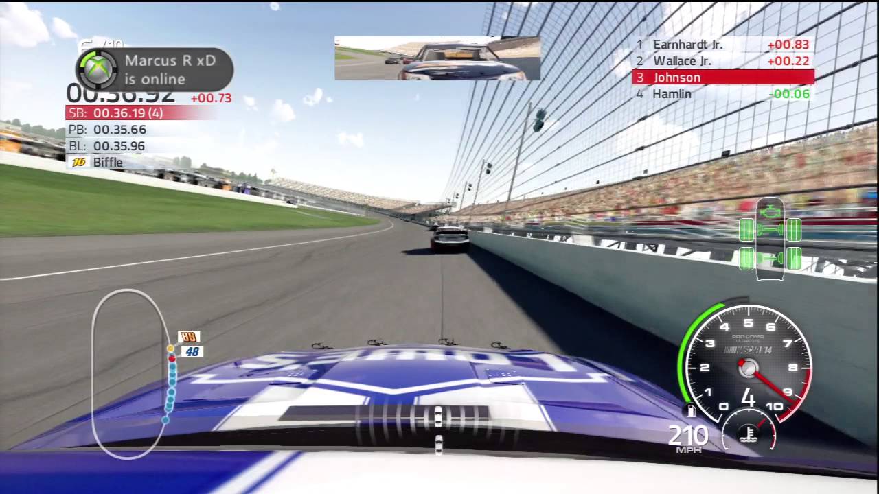 NASCAR THE GAME 14 : NASCAR 2014 MICHIGAN - YouTube