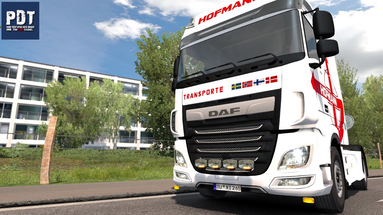 [ETS2. V1.35]...PDT...Bottom and Front Slots DAF XF Euro 6 - YouTube