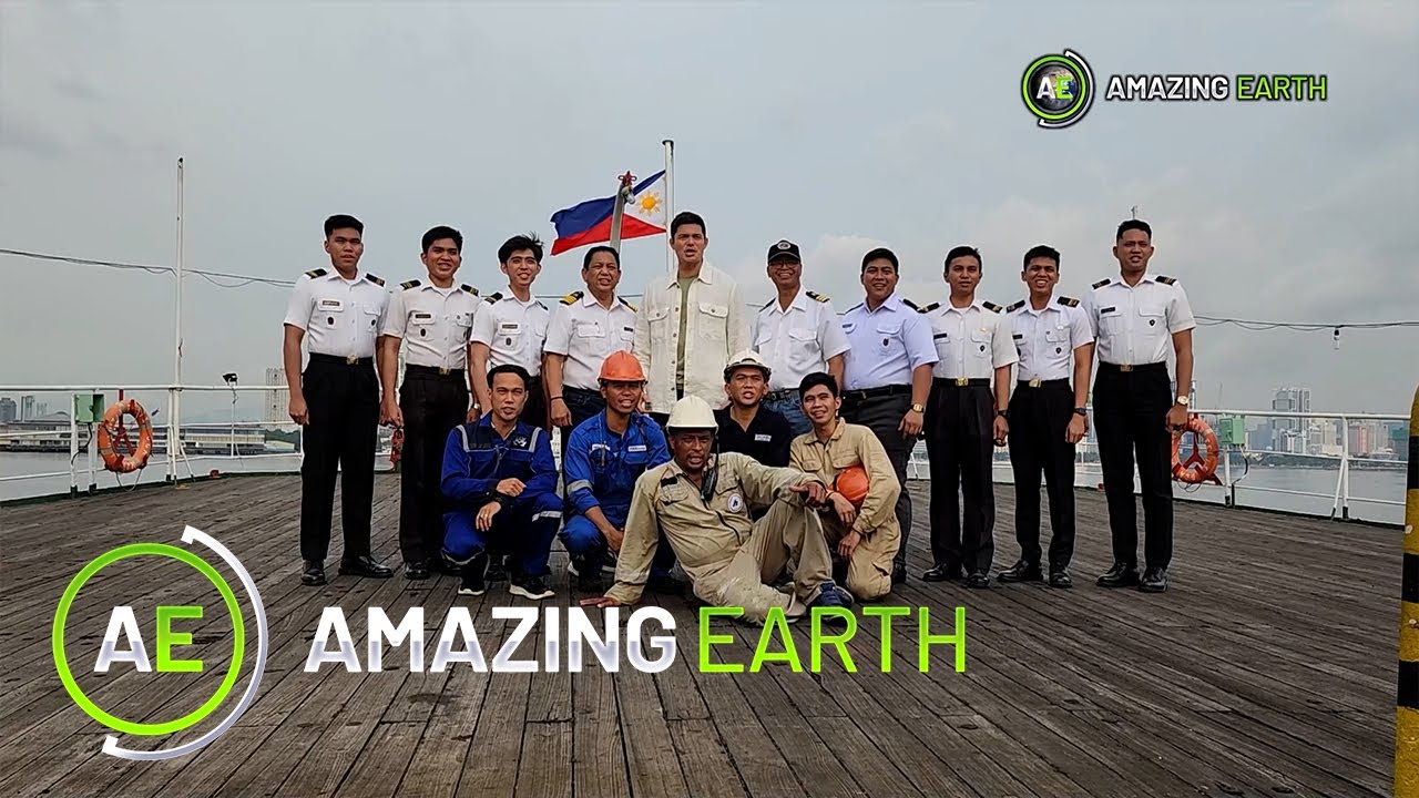 Amazing Earth: Dingdong Dantes visits Kapitan Felix Oca Training Ship ...