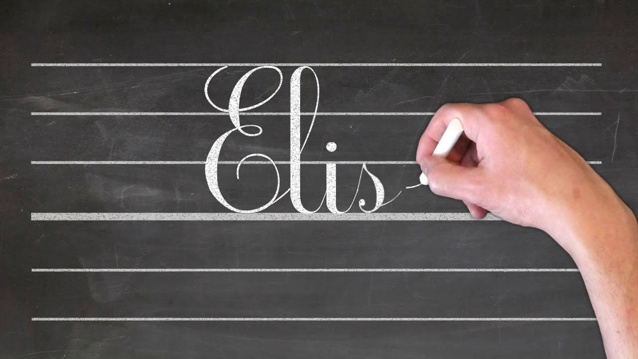 Ecrire Elise 🖋 prénom lettres cursives attachées 📕 Ecole Primaire - CP ...