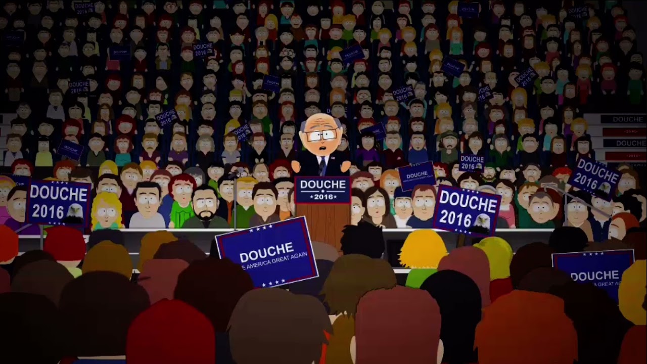 South Park – Mr. Garrison campaign rally - YouTube