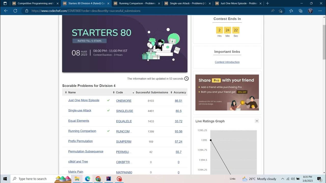 Prefix Permutation || Starter 80 codechef solution in java - YouTube