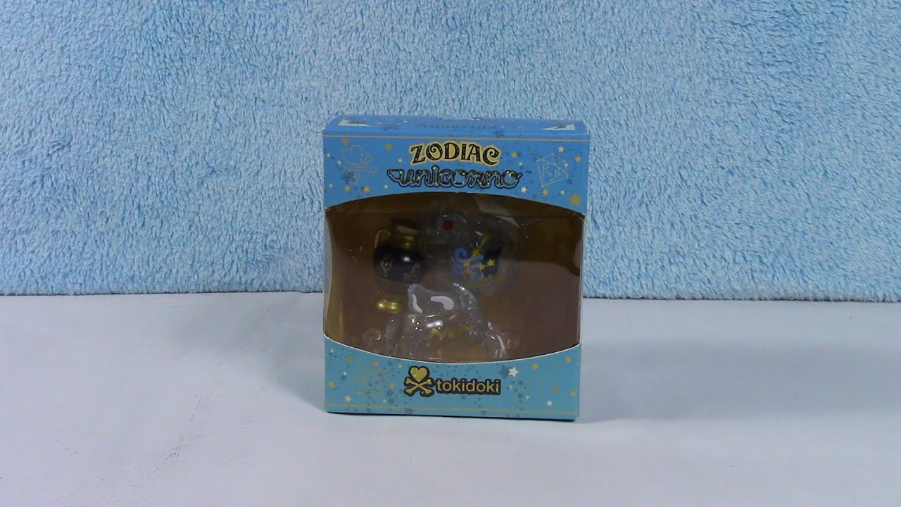 Tokidoki Zodiac Unicorno #11 Aquarius Sign Unboxing - YouTube