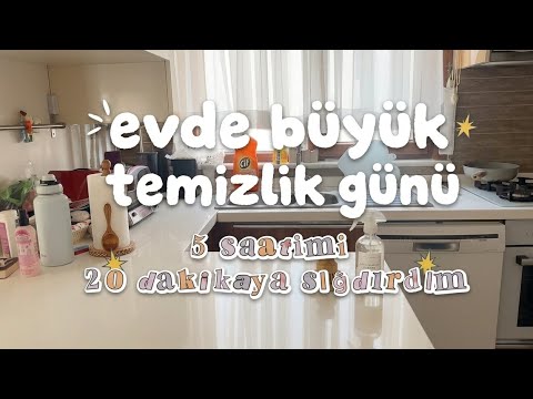 5 Saatlik Temizlik Maratonu 🧹 | Evi Resetledim | Temizlik Vlog