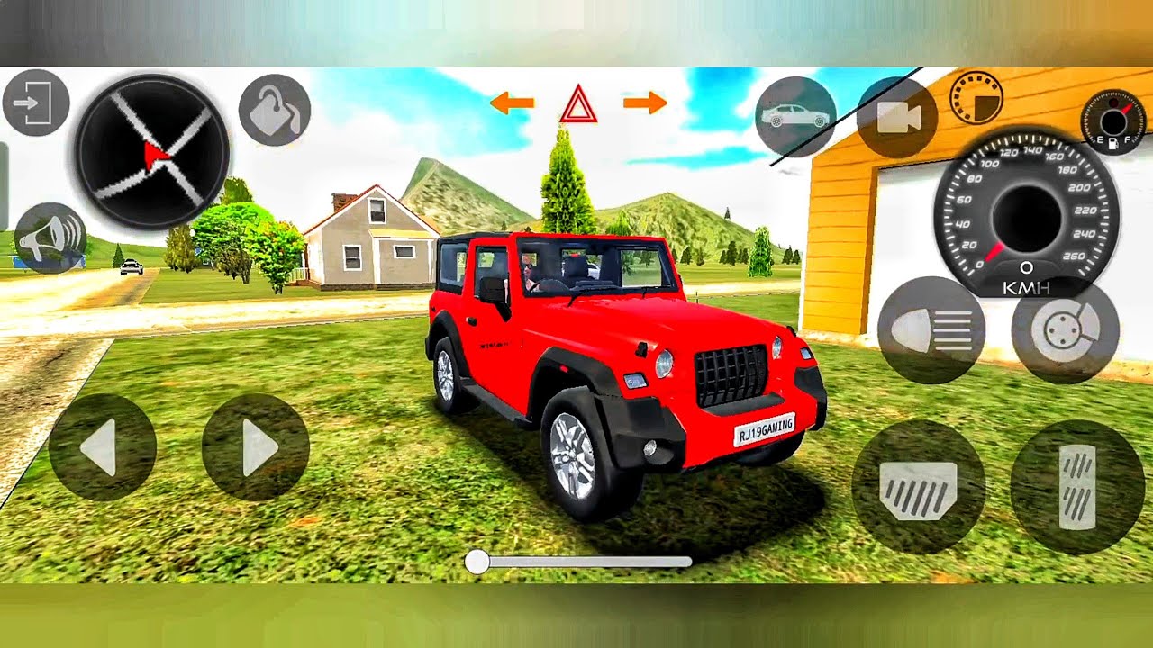 THAR In Village Road Driving || Android Gameplay || RJ19 GAMING - YouTube