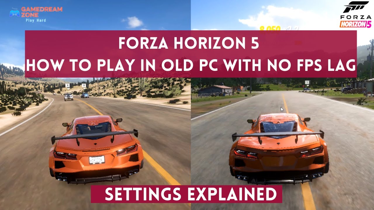 Forza horizon 5 low end PC | Settings for old PC | OLD GPU - YouTube