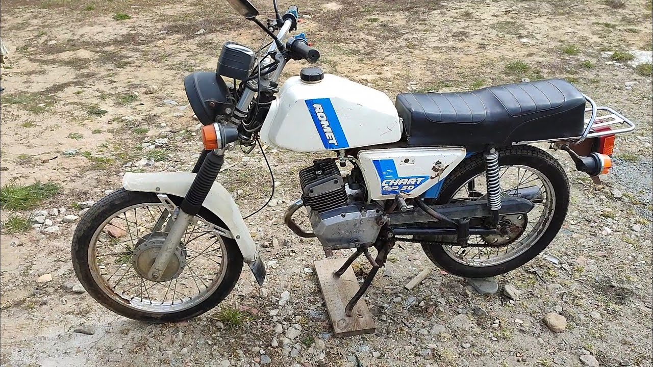 Romet Chart 210, 1989r. przed renowacją, cz1. - YouTube