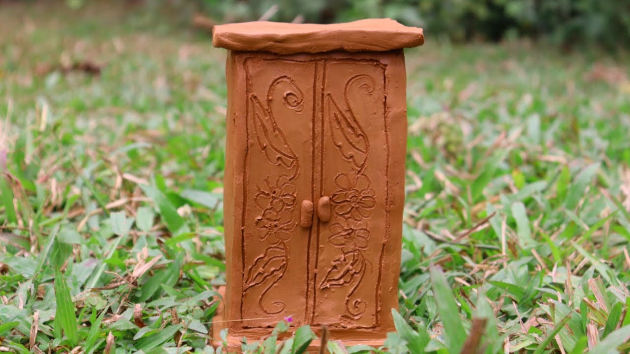 How to Make Clay Almari || Clay Almari 02 || Clay Crafts || Easy Crafts ...