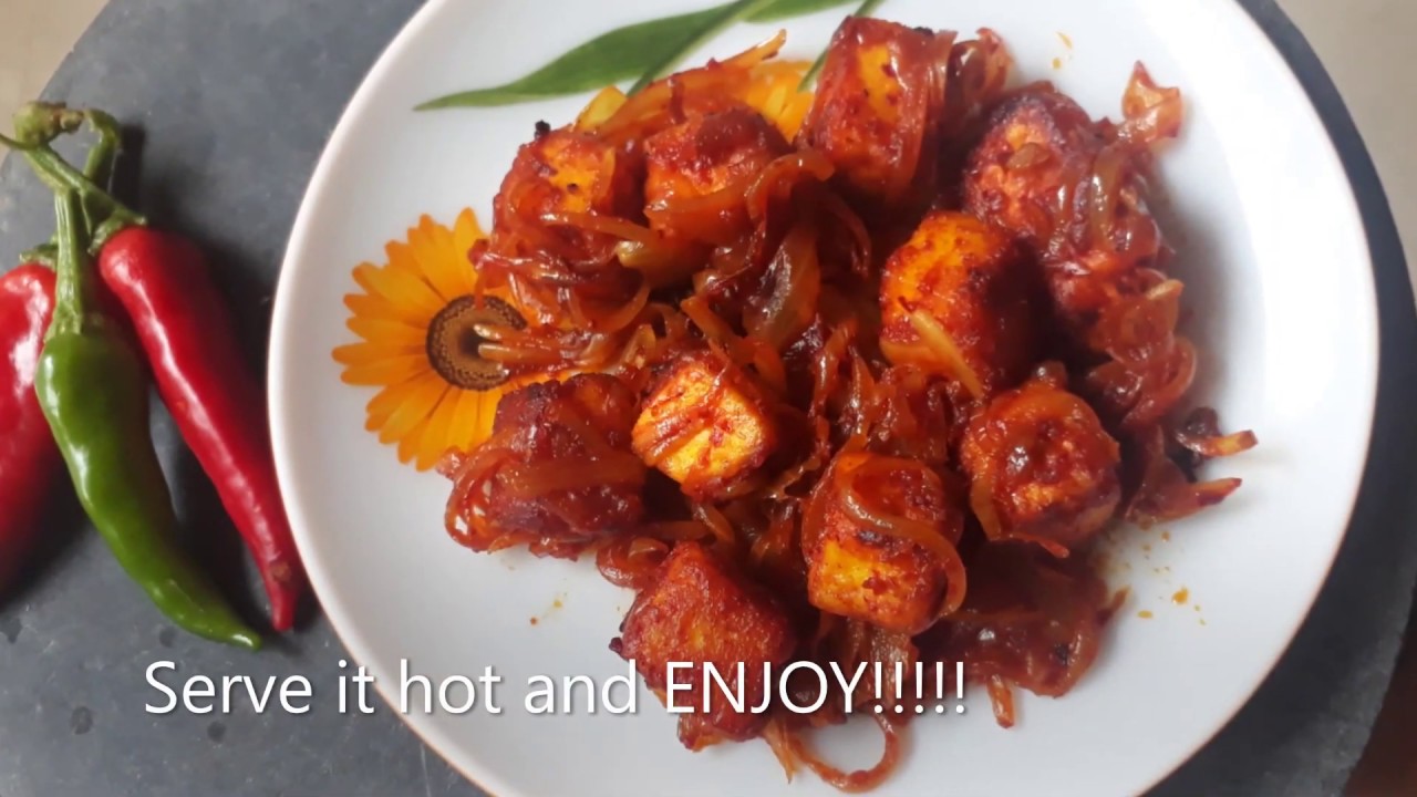 Paneer Schezwan Recipe (Cottage Cheese) - YouTube