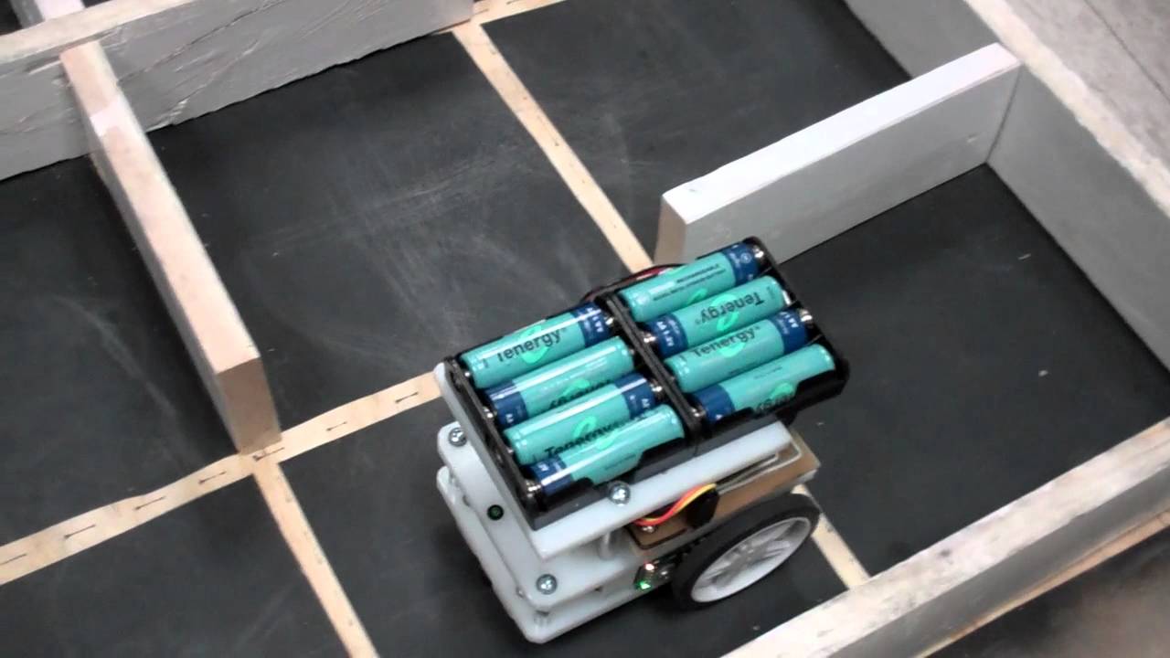 KSURCT MicroMouse Solving 6x6 Maze After Calculating Faster Route (2010 ...