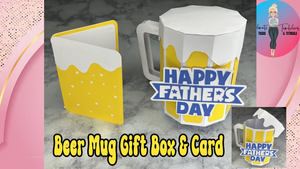 Make A Beer Mug Gift Box and Card - YouTube