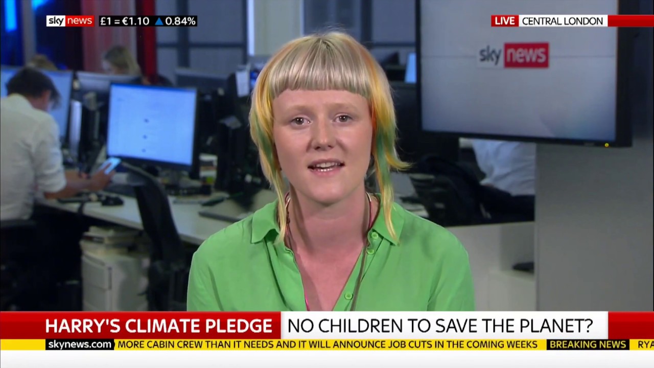 Clare Farrell | Sky News 31.07.2019 | Extinction Rebellion - YouTube