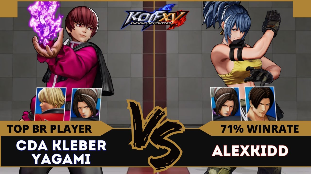 KOF XV⭐CDA KLEBER YAGAMI (Duo Lon/O.Chris/Rock) vs ALEXKIDD (Duo Lon ...