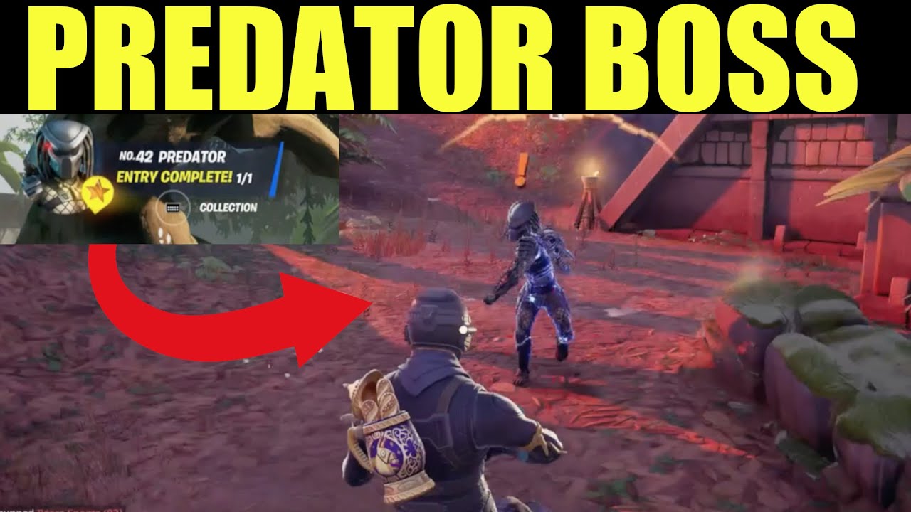 Fortnite PREDATOR Location! Defeat Predator - YouTube